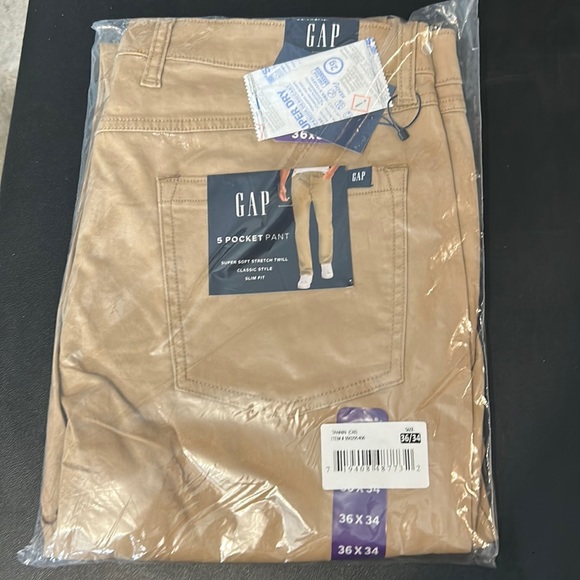 GAP | Pants | Gap Five Pocket Pants New With Tag Tan Color Size 3634s ...